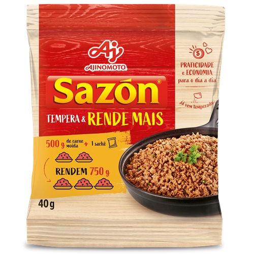 Tempero SAZÓN® Tempera & Rende Mais - Sabores Ajinomoto